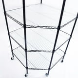 Ktaxon 6-Tier Wire Shelving Rack Corner Unit Storage Adjustable Shelf ...