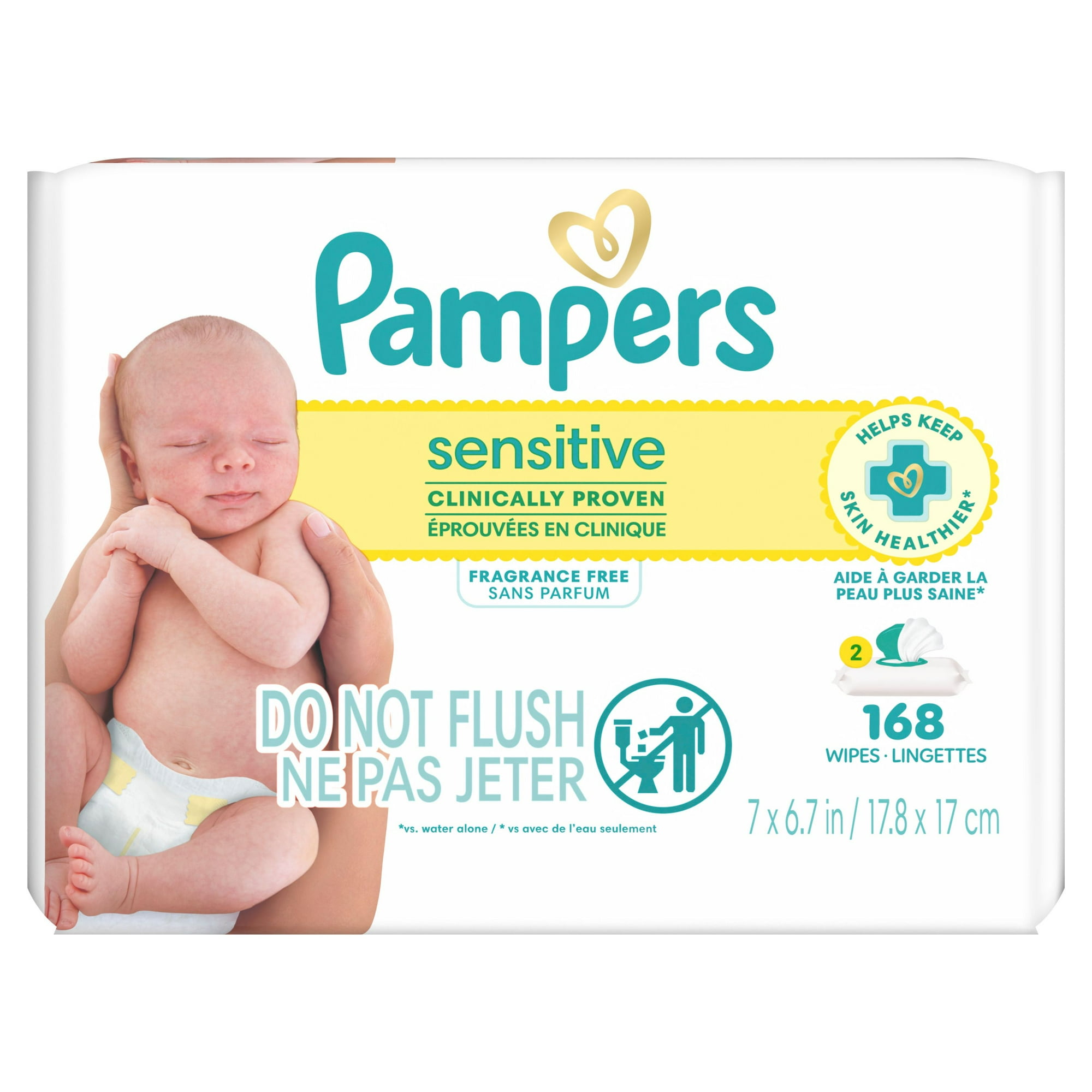 Click here for Baby Wipes Pampers Sensitive  Clinically Proven  F... prices