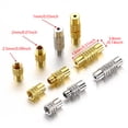 Pack Of 10 Screw Lock Coppers Tube End Caps Eye Catching Cord End ...