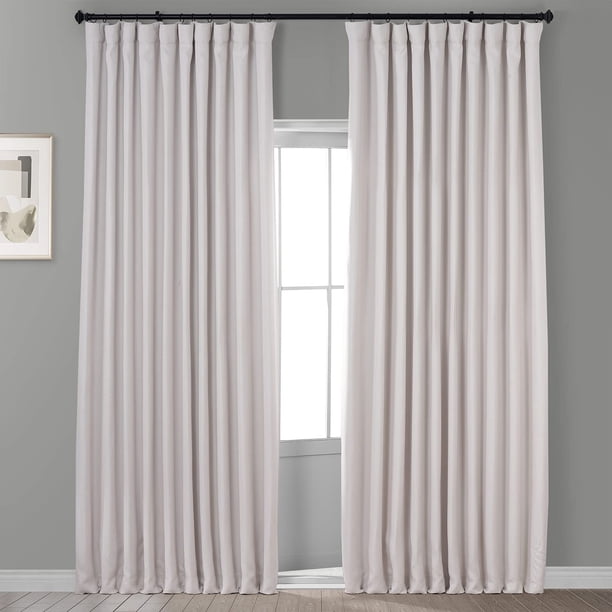 HPD Half Price Drapes BOCH-LN-DW-P Extra Wide Linen Room Darkening ...