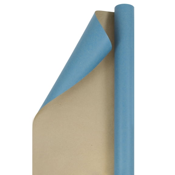 JAM Paper Matte Wrapping Paper, 52.6 Sq ft Total (17 in x 18 Ft Each ...
