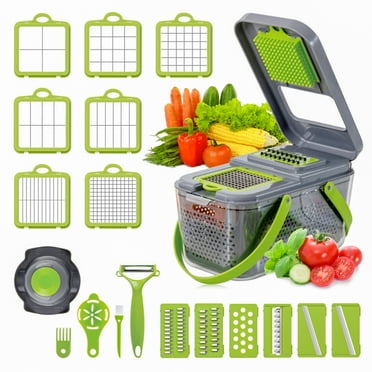 Nutri Chopper Vegetable Slicer that Chops, Cubes and Wedges, Multi ...