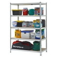 Muscle Rack Heavy-Duty 5-Shelf Metal Garage Storage Unit, 48"W x 24"D x ...