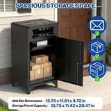 POCHAR Large Package Delivery Boxes for Outside - Heavy-Duty Steel ...