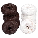 Great Value Donut Variety, Frosted Chocolate & Powdered Sugar, 22 oz ...