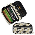 Cat Heart PVC Pencil Case Water-Repellent Clear Window Pencil Bag ...