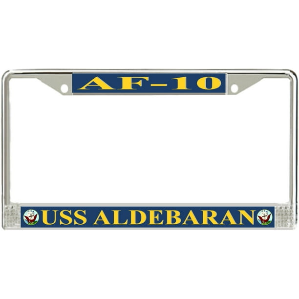 USS Aldebaran AF-10 License Plate Frame - Walmart.com