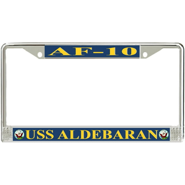 USS Aldebaran AF-10 License Plate Frame - Walmart.com