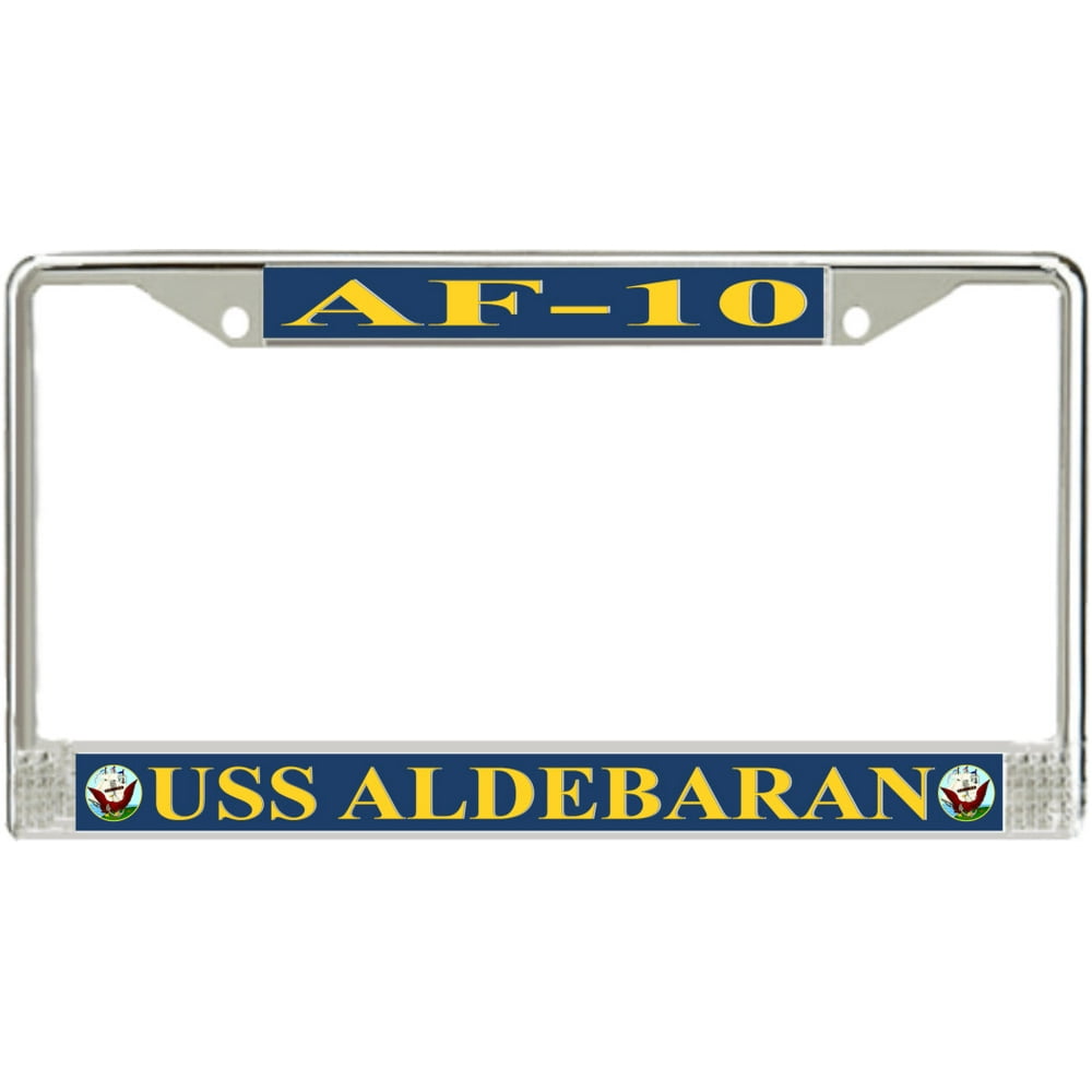 USS Aldebaran AF-10 License Plate Frame - Walmart.com - Walmart.com