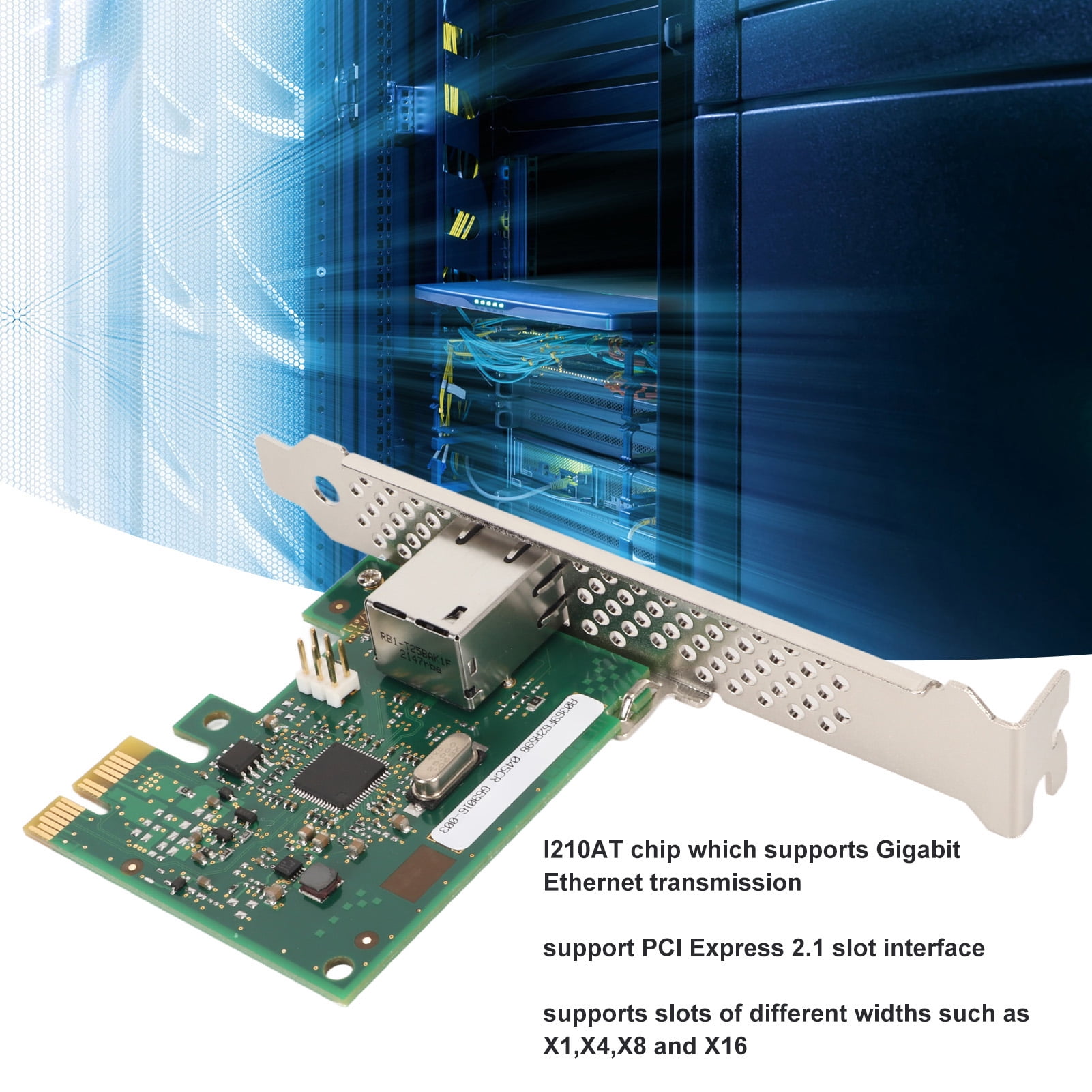 Tarjeta de red PCIe 2,5 GT/s PCI Express 2.1 Indicador LED Tarjeta ...