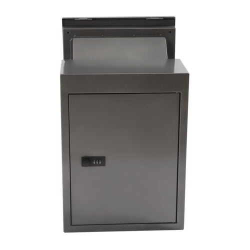 Through The Wall Drop Box Mail Deposit Drop Box Rainproof Wall Mount ...