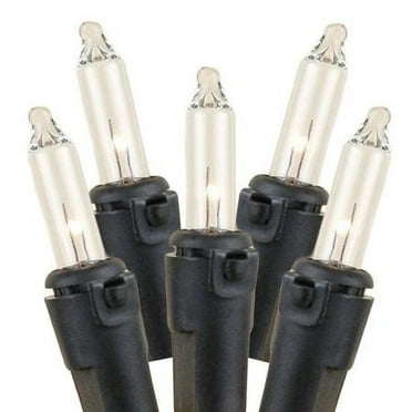 Novelty Lights 35 Light Clear Twinkle Christmas Mini Light Set, Non ...