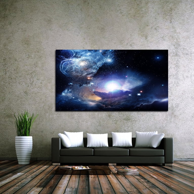 Painted Purple Night Sky