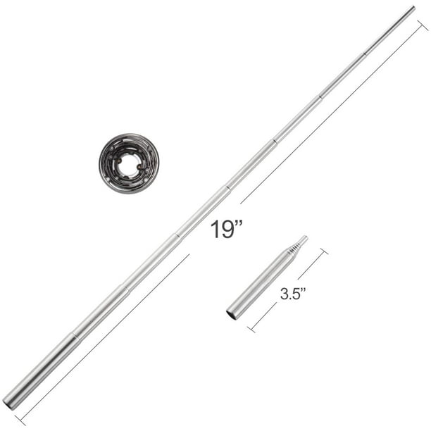 4 Pieces Campfire Tools Pocket Size and Aluminum Keychain, Fire Blower ...