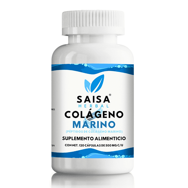 Péptidos De Colágeno Marino Puro 120 Cápsulas | Bodega Aurrera en línea
