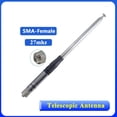 27MHZ Telescopic Antenna BNC Connector Aerial for Short Wave Radios ...