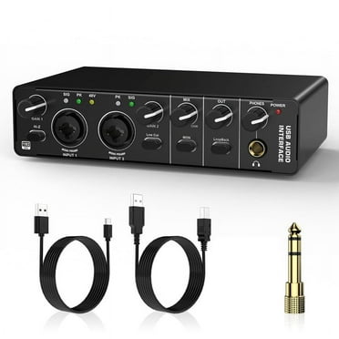 Free Shipping! Professional USB Audio Interface with MIC/LINE, Guitar ...