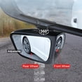 Oval Blind Spot Mirrors, Car Rearview Mirror, 360° Rotatable, Front And ...