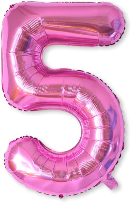 40in Pink Foil Number Balloon - Perfect for Celebrations - Walmart.com