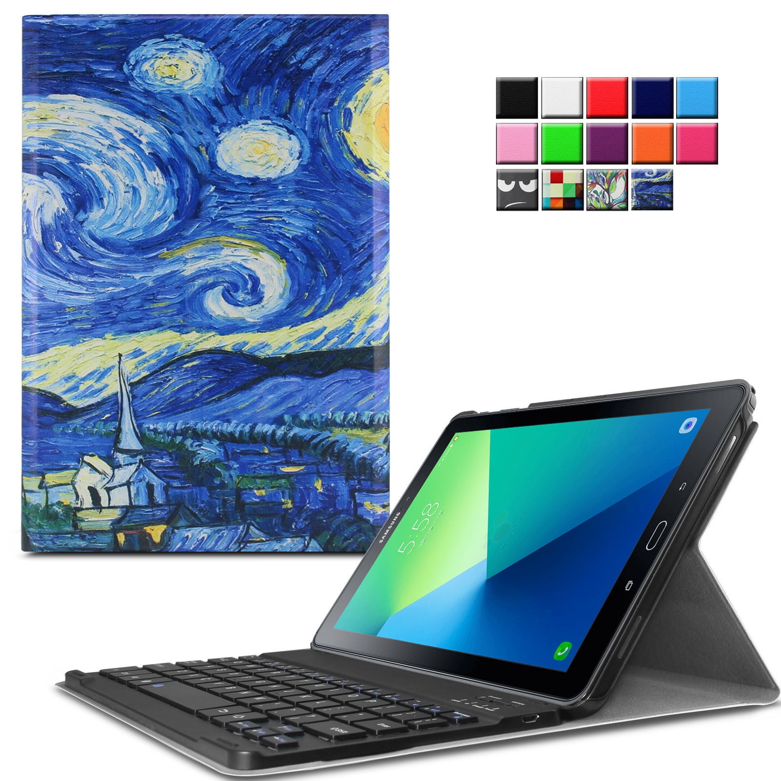 Infiland Shell Cover Case with Detachable Wireless Bluetooth Keyboard ...