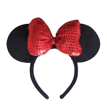Original Disney Plush Headdress Toy Mickey Minnie Mouse Headwear ...