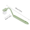 Bathroom S-Shaped Toilet Brush with Long Handle for Cleaning No Blind ...