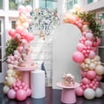 6FT Arch Backdrop Covers, Coastal Eucalyptus Leaf Wedding Arch Cover ...