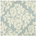 SAFAVIEH Soho Gavin Floral Wool Area Rug, Blue/Ivory, 5' x 8' - Walmart.com