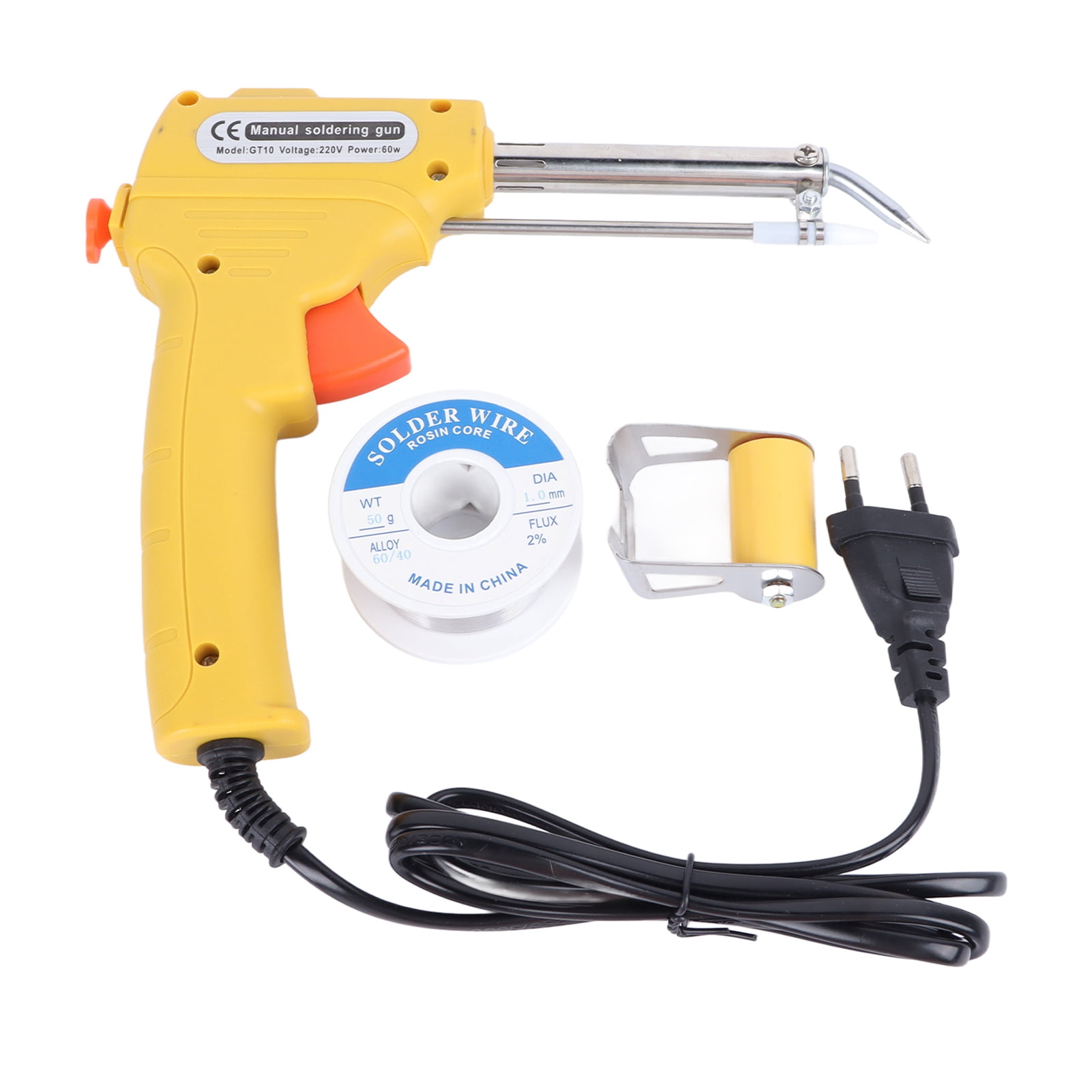 Soldering Iron Gun Kit Endothermic 60w Automatic Ceramic PTC Heating ...