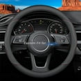 Custom-Fit for Toyota Steering Wheel Cover, Premium Leather Car with ...