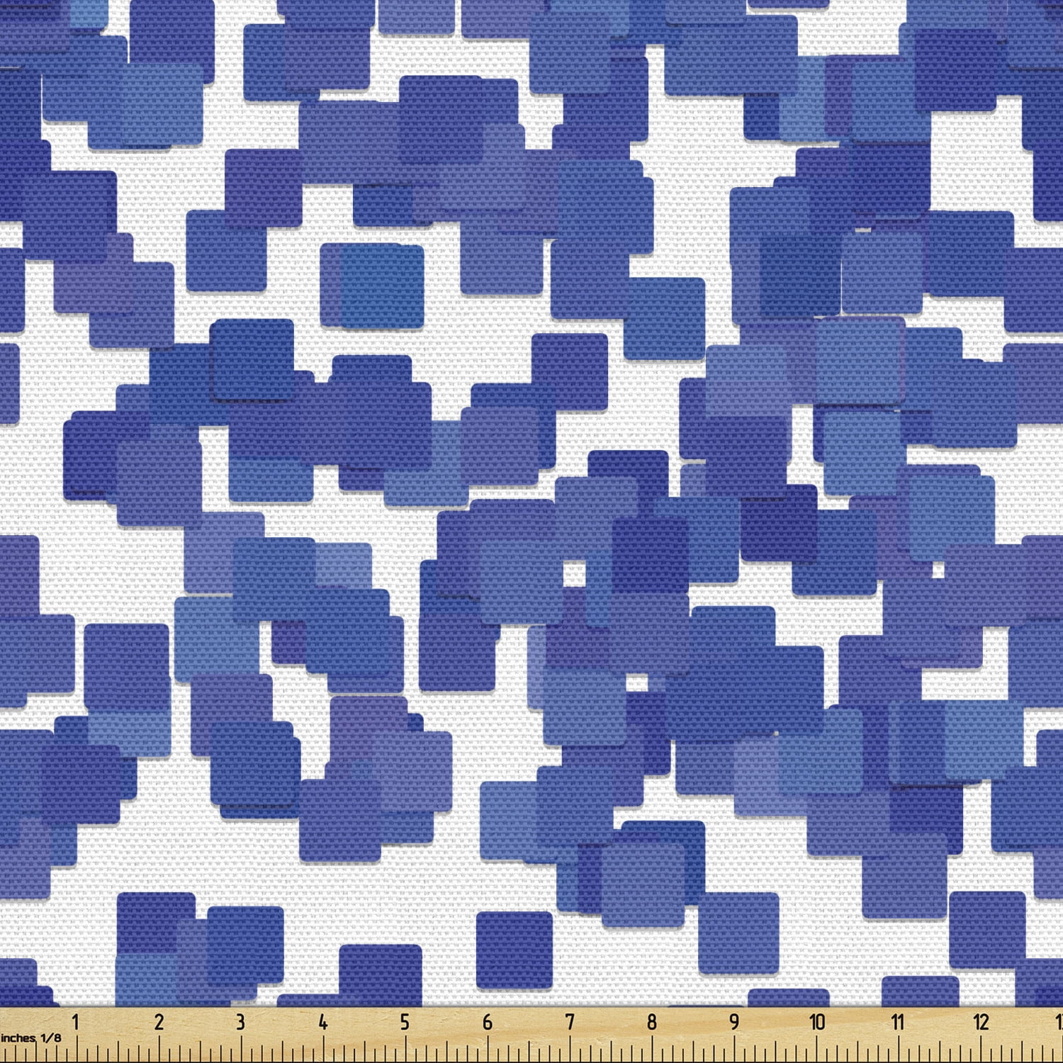 Geometric Fabric by the Yard, Scattered Monotone Squares on a Plain ...