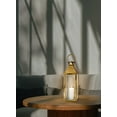 Serene Spaces Living Large Gold Square Metal Lantern, 7.65" Dia & 20.85 ...