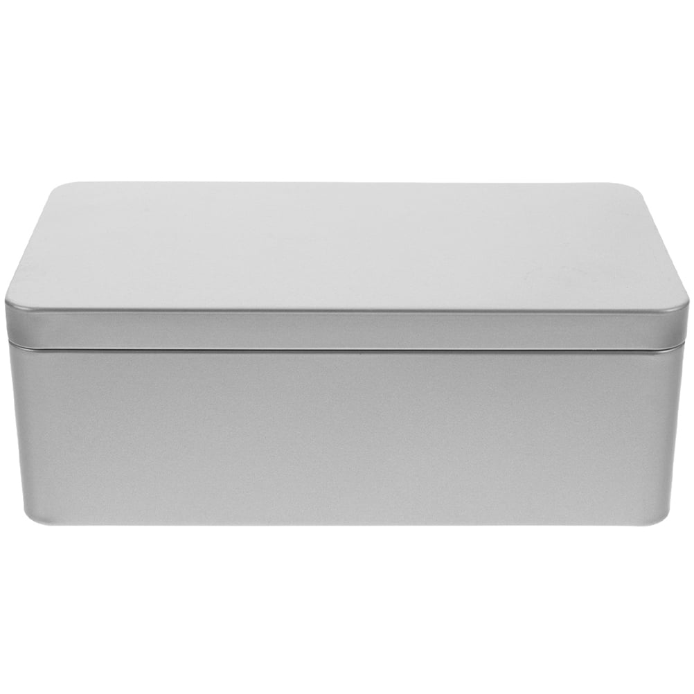 Tin Box With Lid Rectangular Tinplate Box Tinplate Tea Leaves Can ...