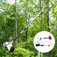 Pole Saw Gas Powered, 94.48-133.85in High Branch Saw Extension,42.7CC 2 ...