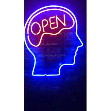 Queen Sense 14"x10" Open Late Neon Sign Man Cave Handmade Neon Light ...