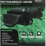 Vivitar Night Vision Monocular 1080P Camera, 5x Zoom for Nighttime ...