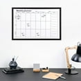 Navaris Dry Erase Weekly Planner Magnetic Whiteboard with Markers and ...