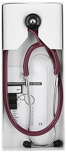 Prestige Medical Stethoscope Spraguelite, Burgundy - Walmart.com