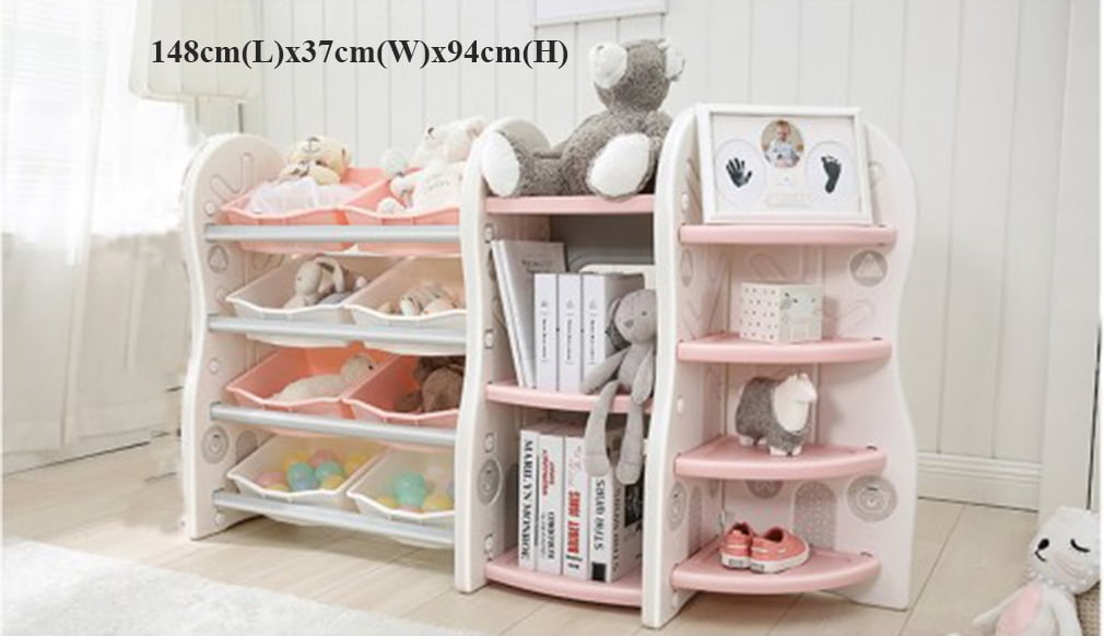 Toytexx High quality Kids baby Storage Organizer Bookshelf Corner shelf ...