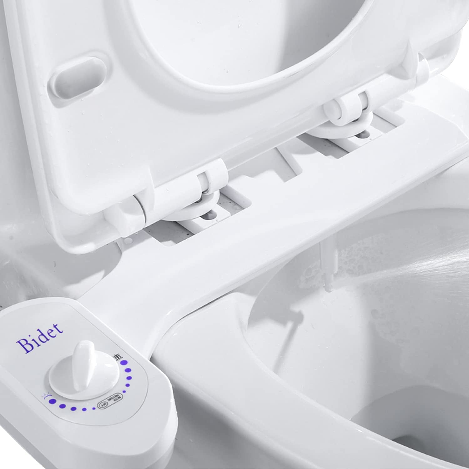 Bidet Toilet Seat Attachment Self - Cleaning Nozzle Non-Electric, Fresh ...