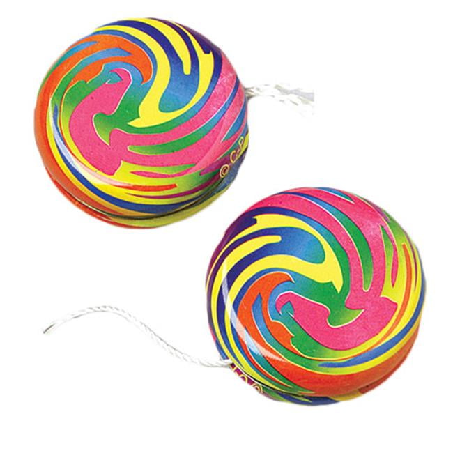 Rainbow Yo-Yos - Pack of 12 - Walmart.com