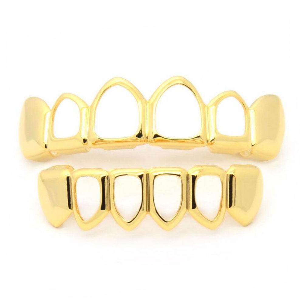 Click here for Beileda New Fit Pure Gold Color Plated Teeth Grill... prices