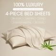Cooling Sheets - Rayon Derived from , Silk Soft & Breathable, Luxury ...