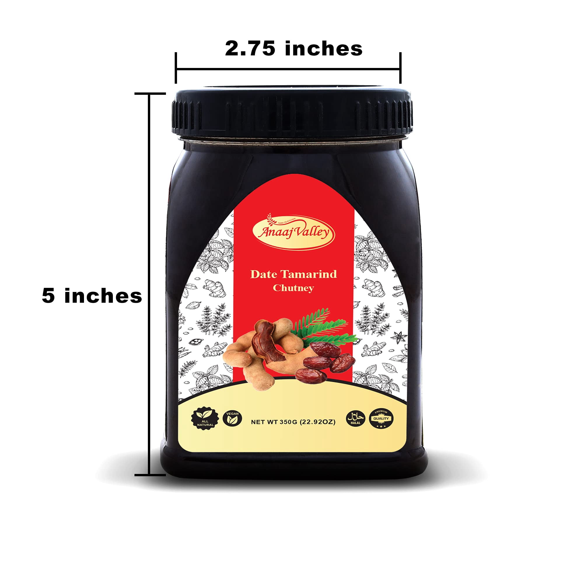 Buy Anaaj Valley Pure Tamarind and Date Chutney - Premium Spicy ilmi ...