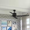 Luxury Farmhouse Ceiling Fan, 17H x 22W, with Modern Farmhouse Style ...