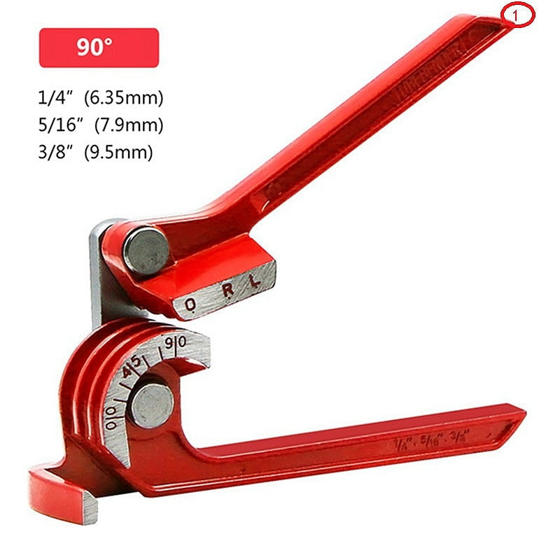 6/8/10mm 90/180 Degree hand pipe bender hydraulic tubing bender copper ...