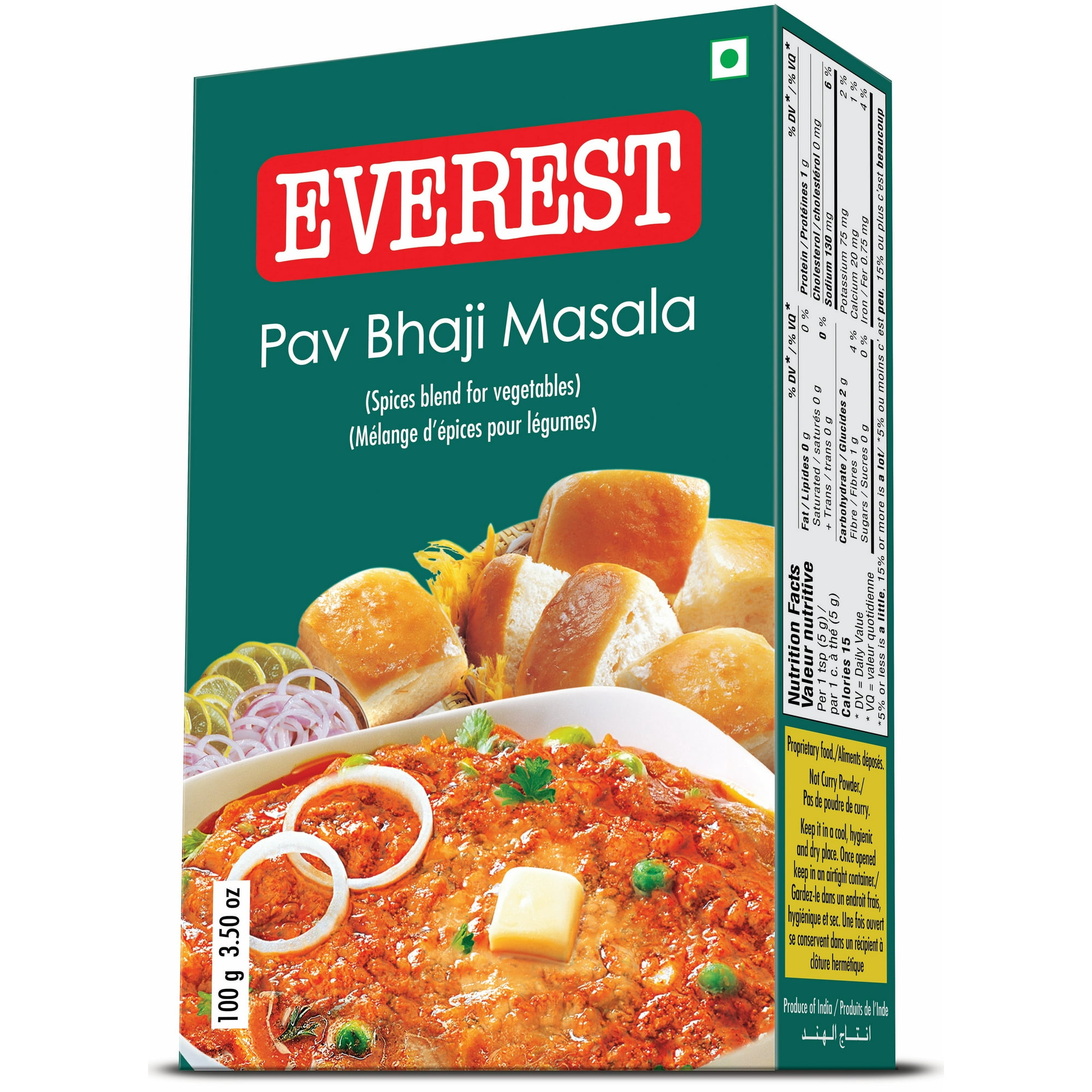 Click here for Everest Pav Bhaji Masala  100g 100 G prices