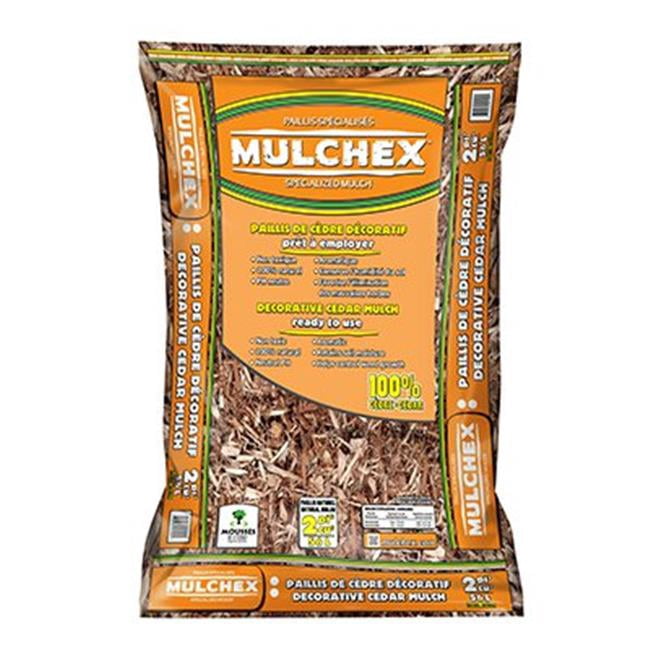 Ameriscape 478362 2 cu ft. Natural Canadian Cedar Mulch - Walmart.com
