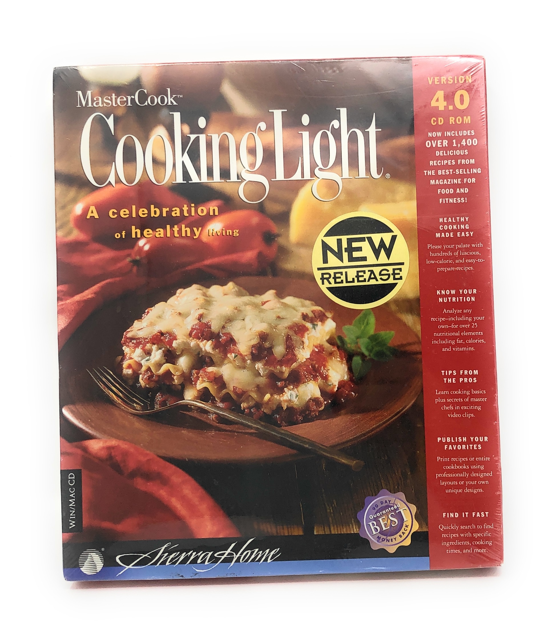 MasterCook Cooking Light Version 4.0 CD-ROM for Windows and Mac ...