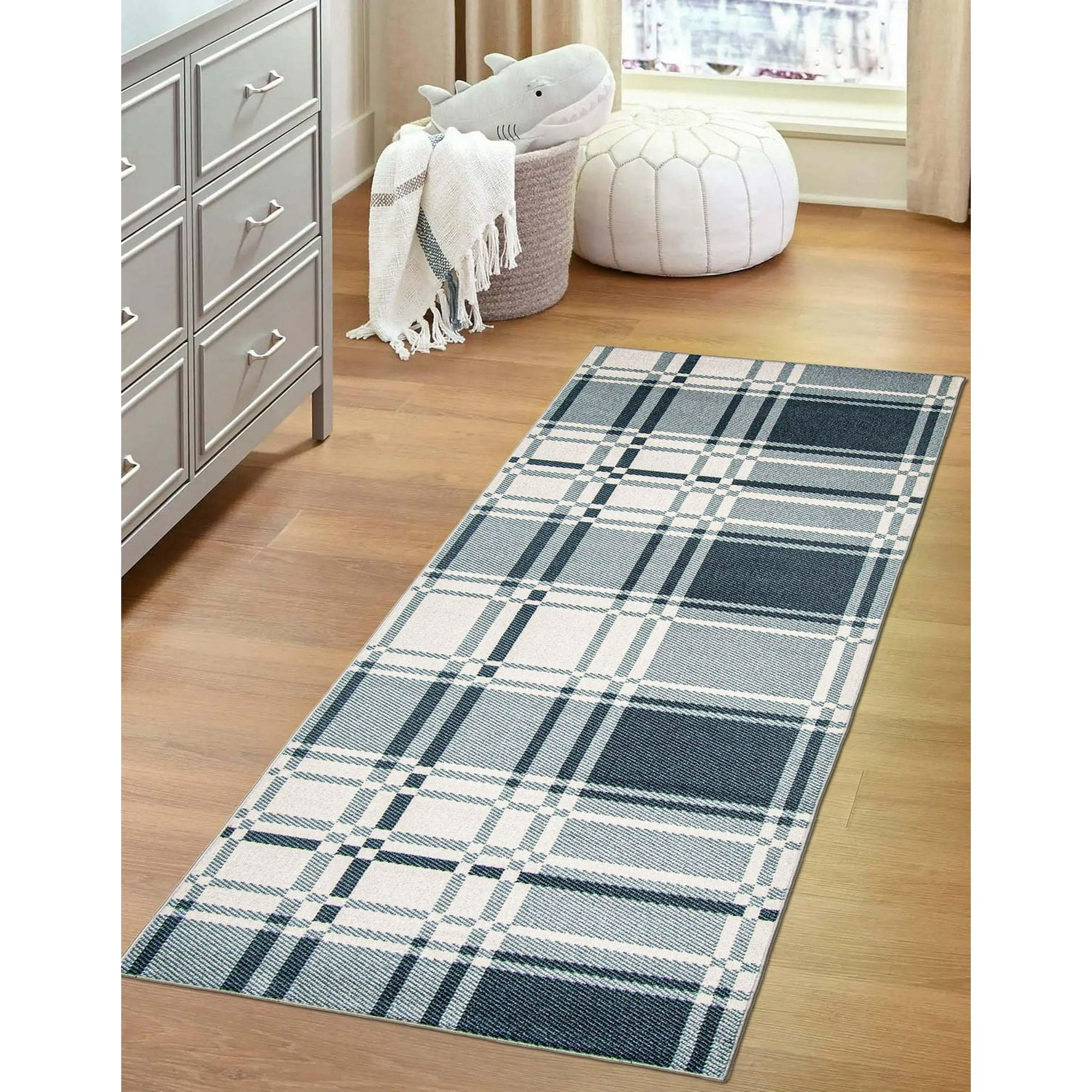 Click here for Ecarpet Washable Plaid Area Rug & Runner For Kitch... prices